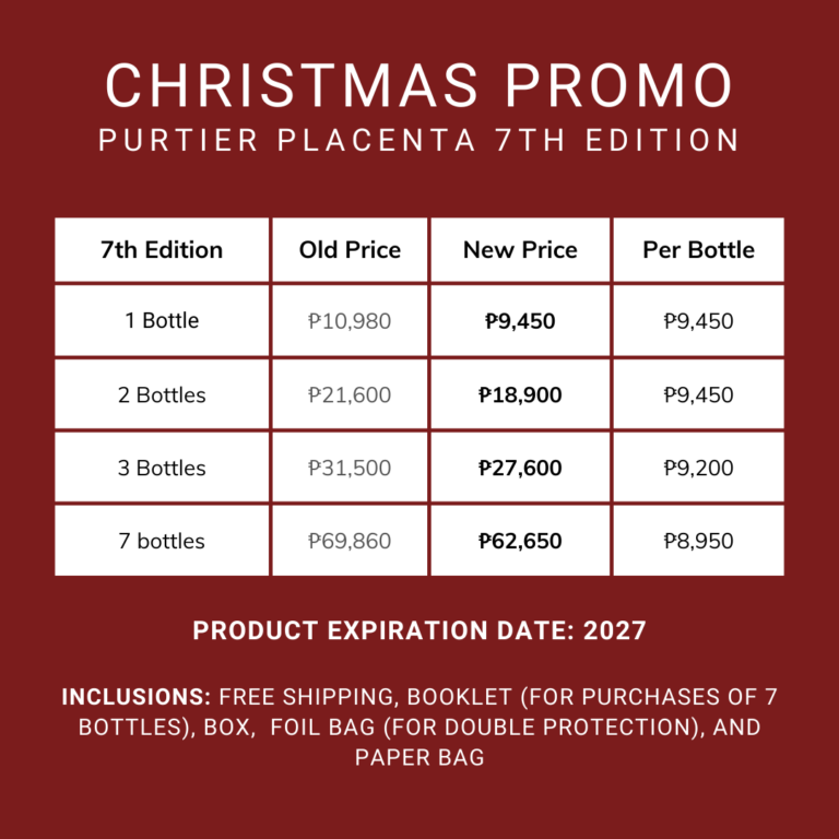 Purtier Placenta 7th Edition 60 Capsules Expiration Date: 2027